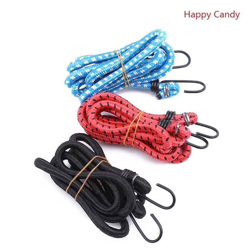 Elastic Bungee Cord Hooks Bikes Rope Tie Bicycle Luggage Roof Rack Band ...