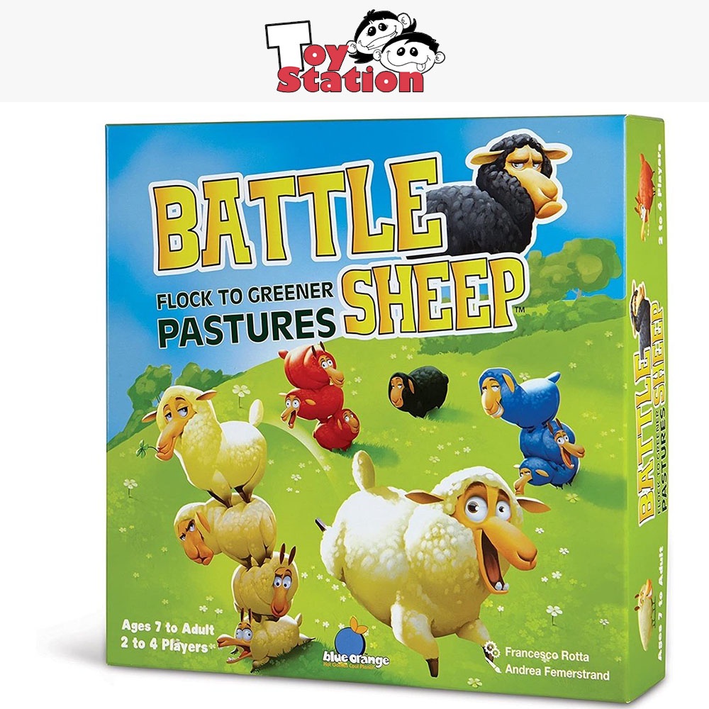 Blue Orange Games Battle Sheep Flock to Greener Pastures Board Game ...