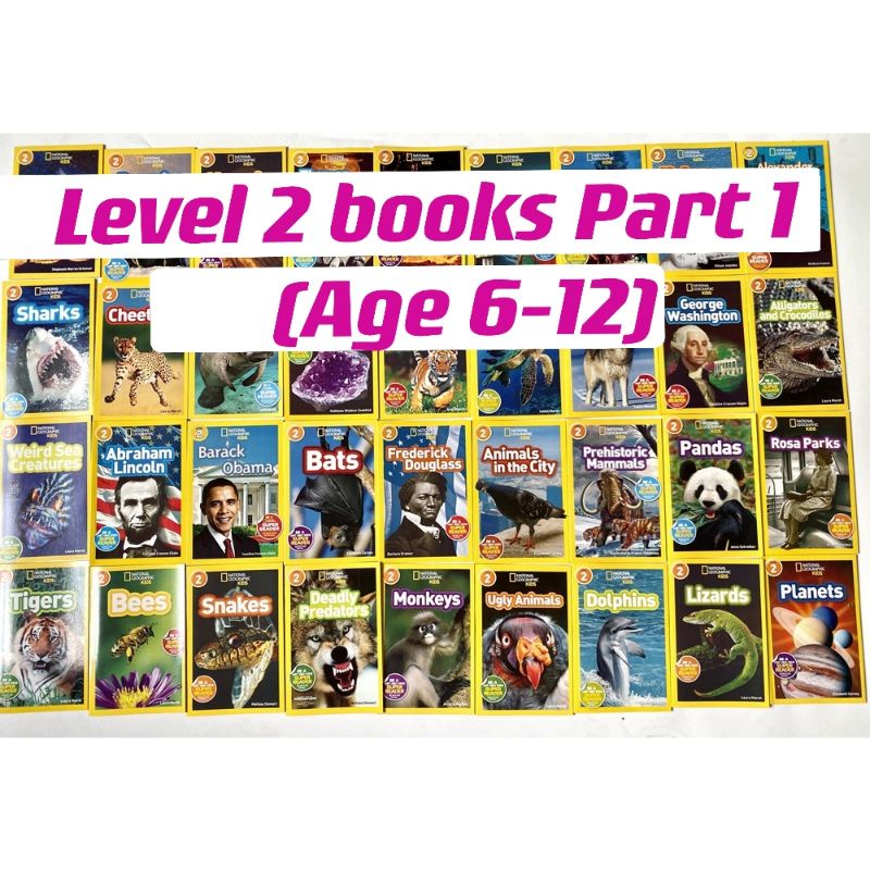 [SG Stock] Level 2 Reading National Geographic Kids Super Reader Child ...