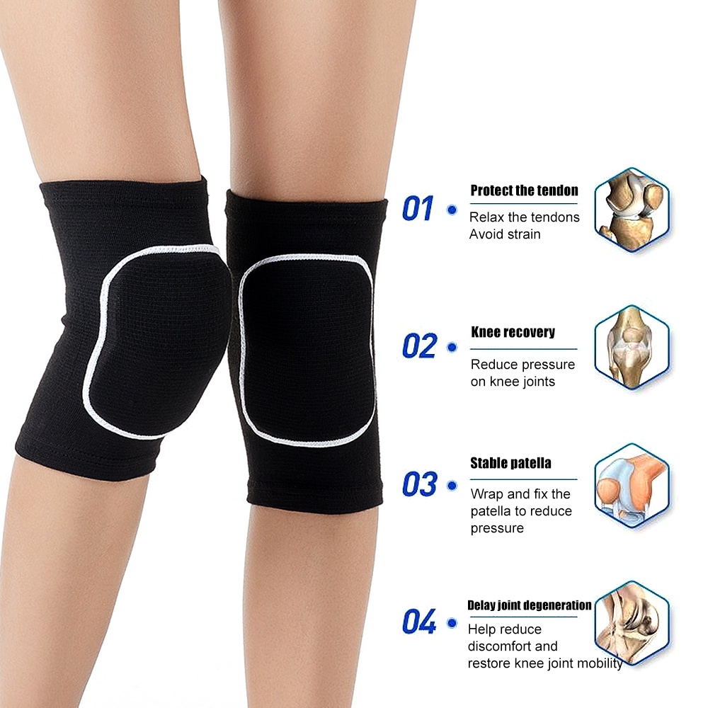 【2 PCS】SPOSAFE 1 Pair kids adult knee pads knee brace for Men Women ...