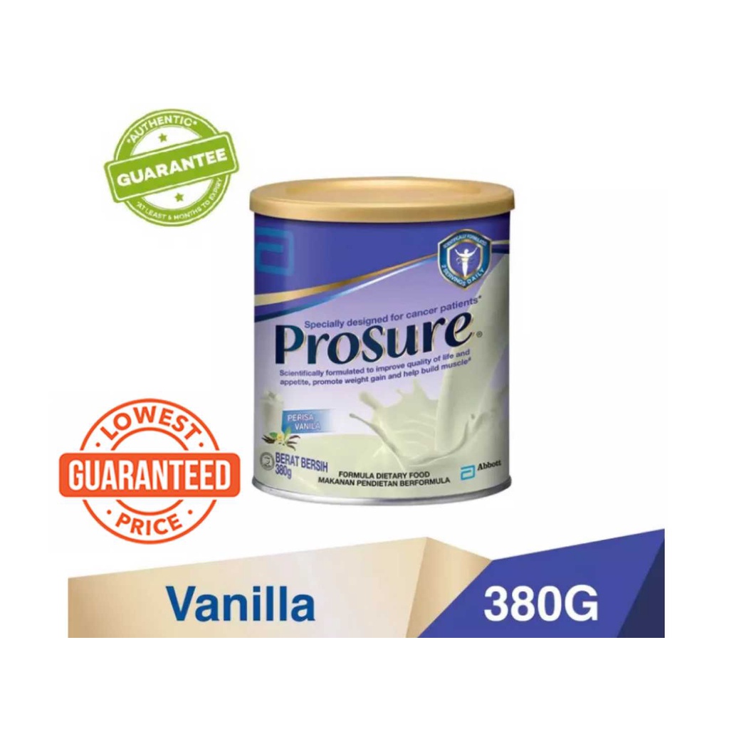 ProSure [Exp : 06/2026] Vanilla 380g (Cancer-specific Formula) Abbott ...