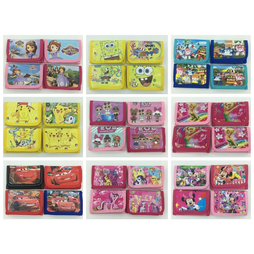 Cute Cartoon Children Wallet Kids Frozen My Little Pony Princess ...