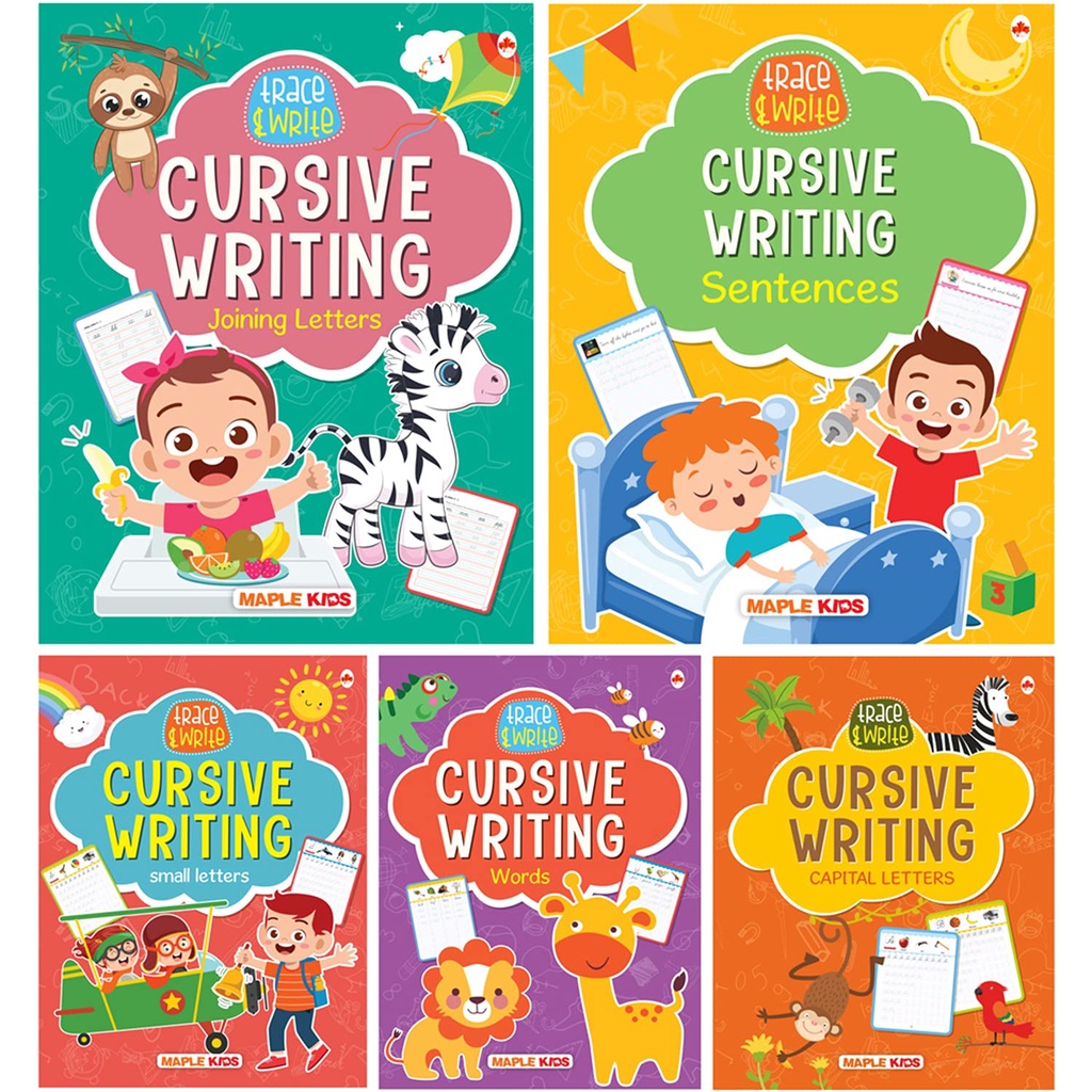 English Book/ Cursive writing /Tracing Book Small Letters/Words ...