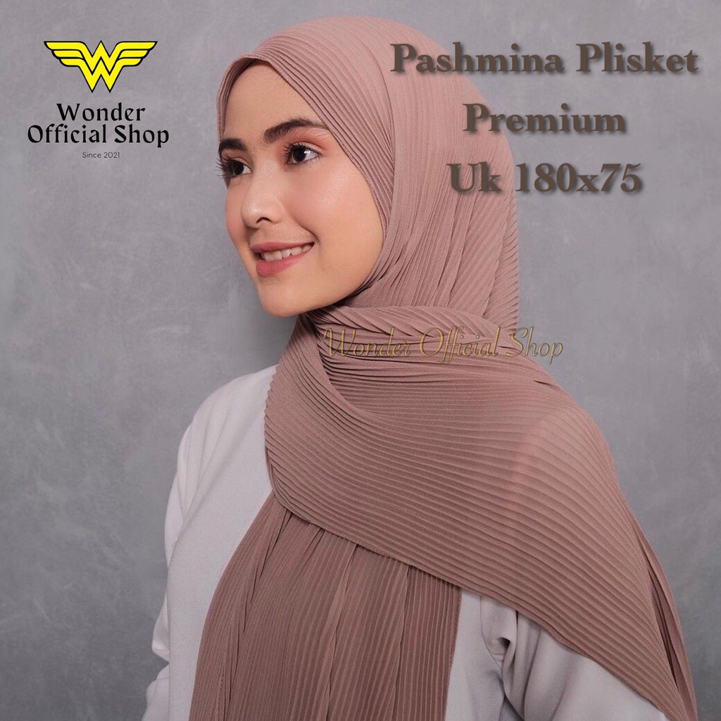 Hijab PASHMINA BABYDOLL PLEATED PREMIUM 180x75cm HIJAB BASIC BABY DOLL SHAWL [No Broken ...