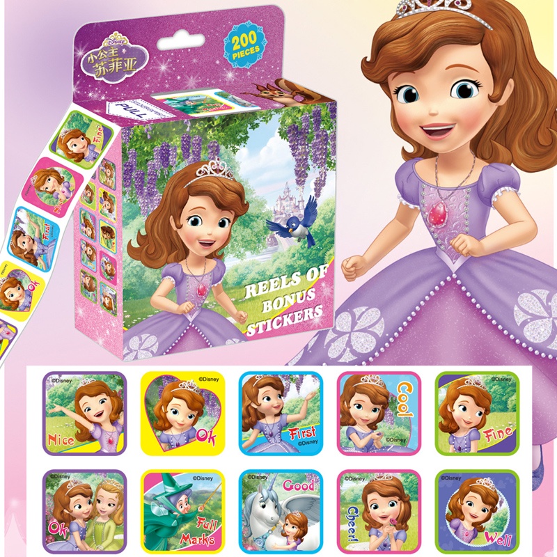 NEW Kids Cartoon Stickers / 200pcs / Disney Sticker Roll Sticker Set ...