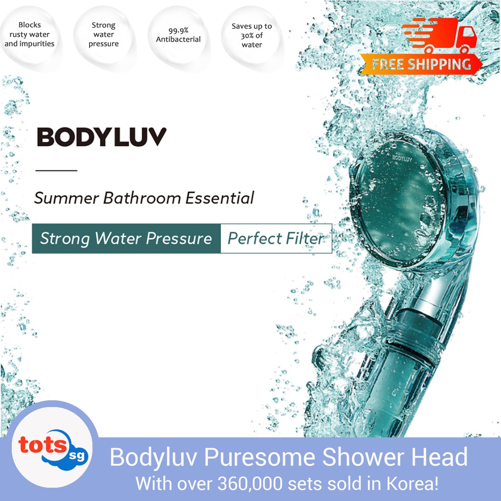 BODYLUV PURESOME SHOWER HEAD - [SG SELLER] Filter impurities, Strong ...