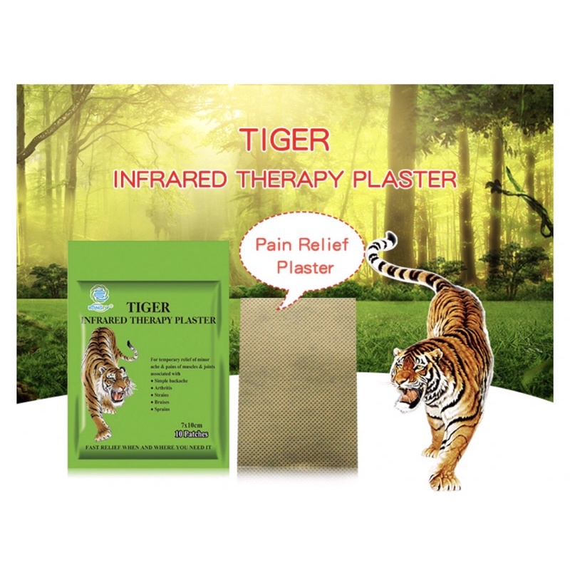 Medical Tiger Balm Plaster for Pain Relief - Ideal for Cervical Spine ...