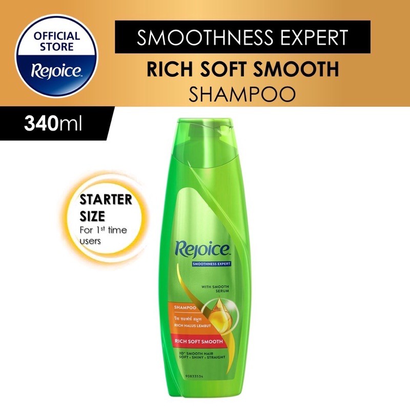 Rejoice Rich Smooth Shampoo (340ml) | Shopee Singapore