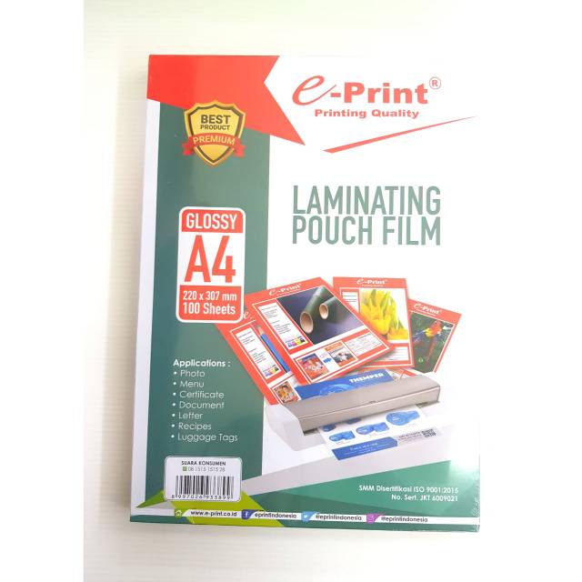 Plastic Laminating A4 Film Pouch Packing 100 Sheets | Shopee Singapore