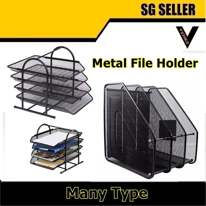 2 AND 3,4 TIER METAL FILE DOCUMENT TRAY IDEAL FOR THE OFFICE AND HOME ...