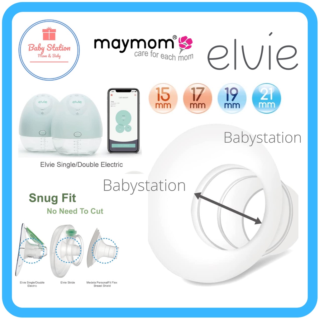 Maymom 17,19,21 mm Flange Insert Compatible with Elvie Single/Double ...
