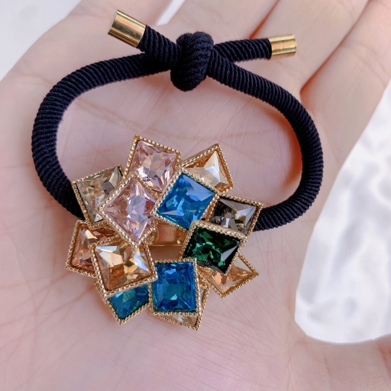 [SG stocks]HT006 Premium Crystals Thick Adjustable Hair Ties - Overlay ...