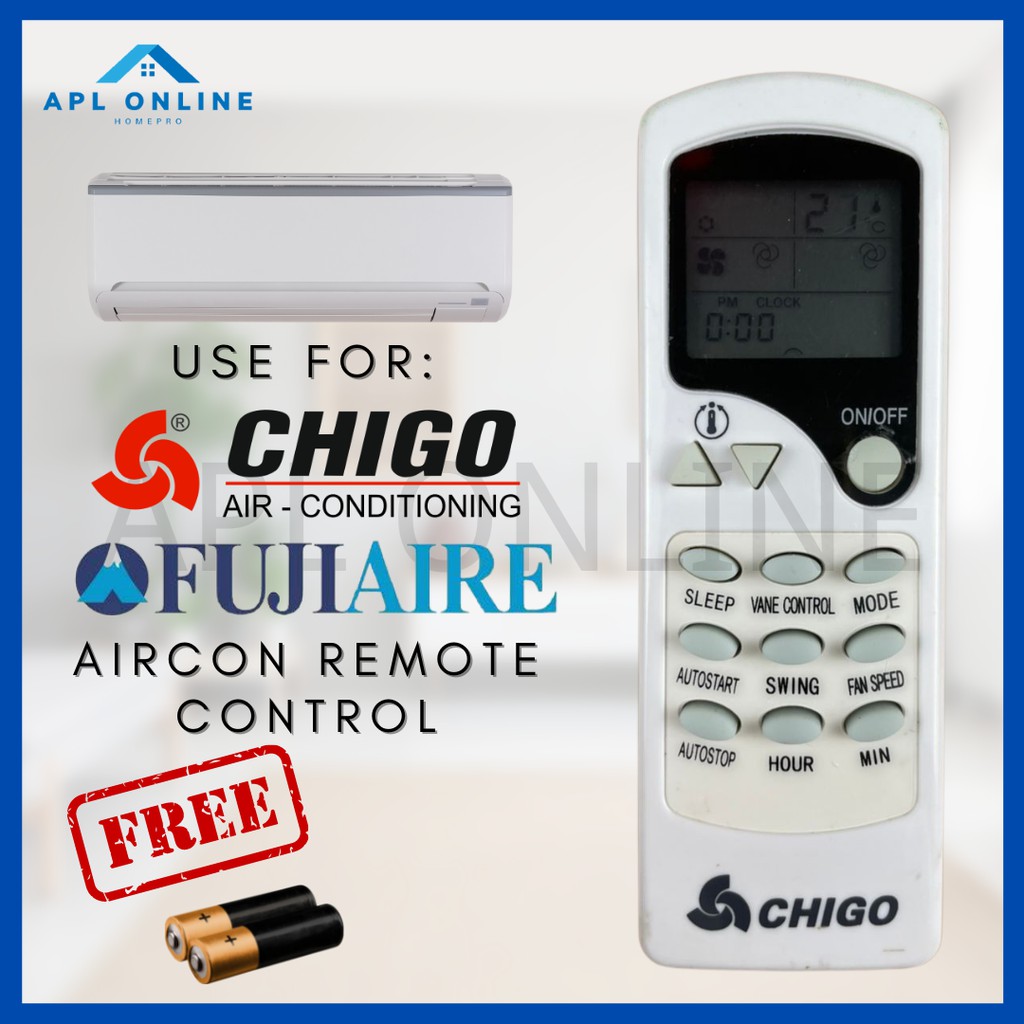 [Shop Malaysia] Chigo Fujiaire Singer Aircond Air conditioner Remote ...
