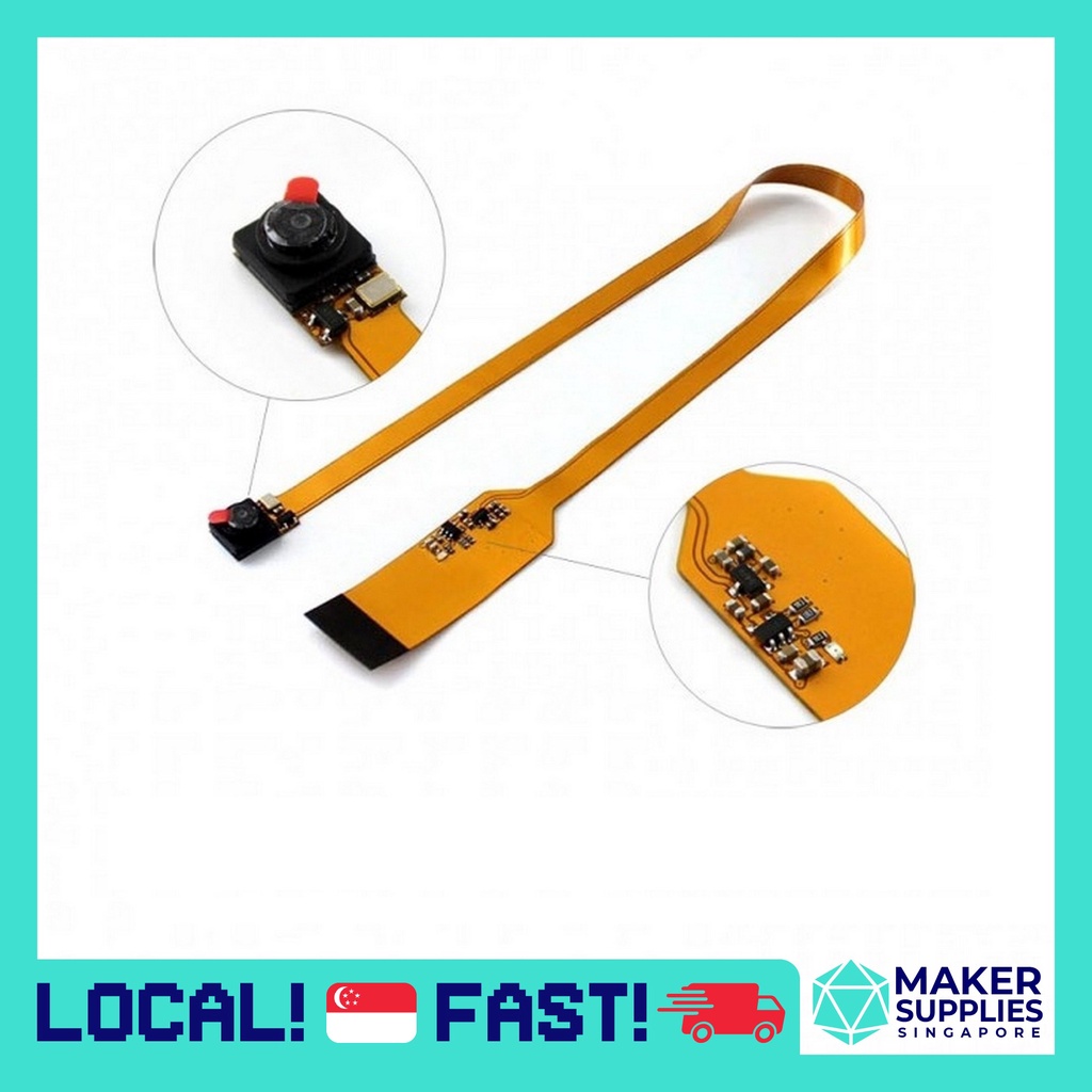 5MP Mini Camera Module for Raspberry Pi with Long FPC Cable 14038 RPi 2 ...