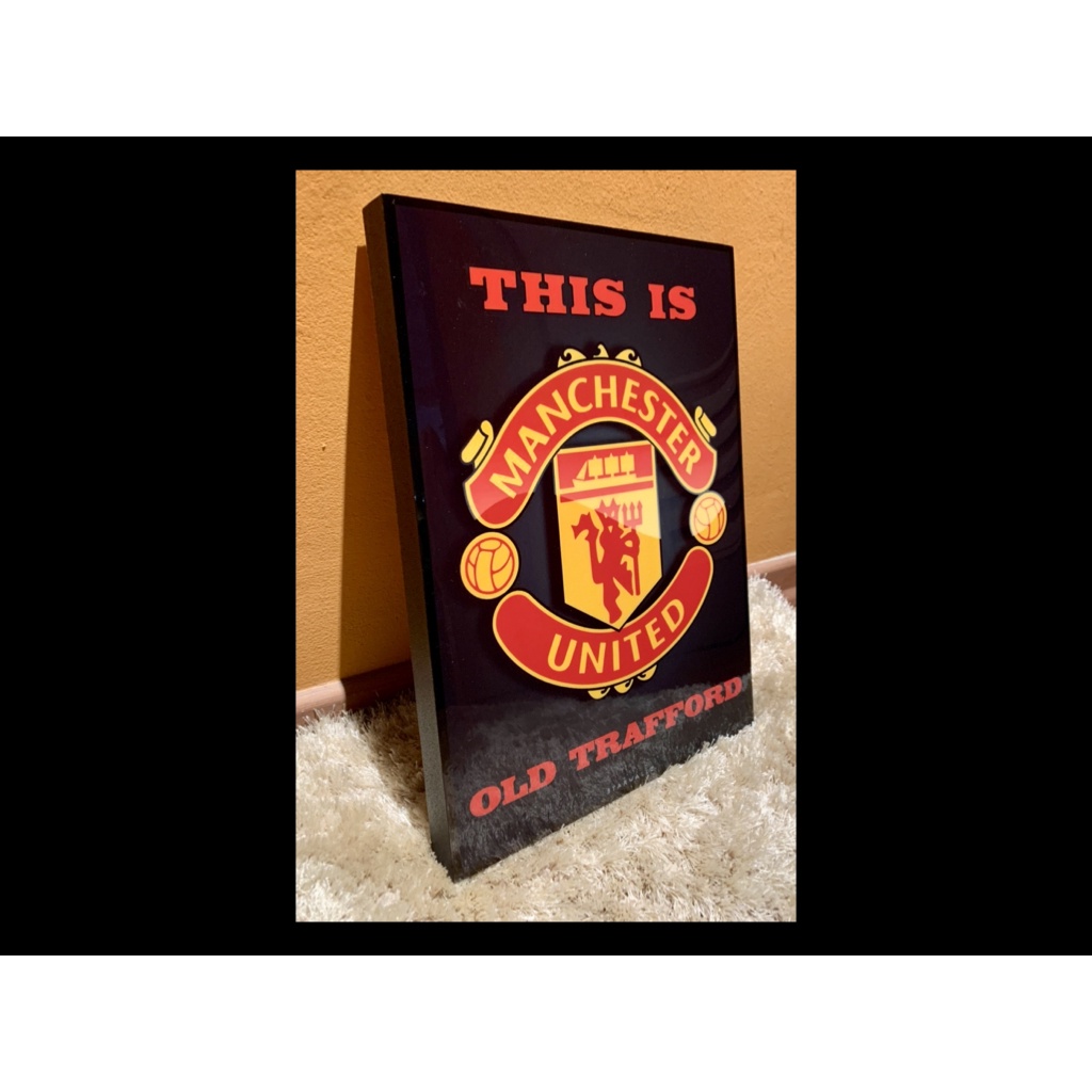 Manchester United Emblem : Pop Art Poster Wall Frame | Shopee Singapore