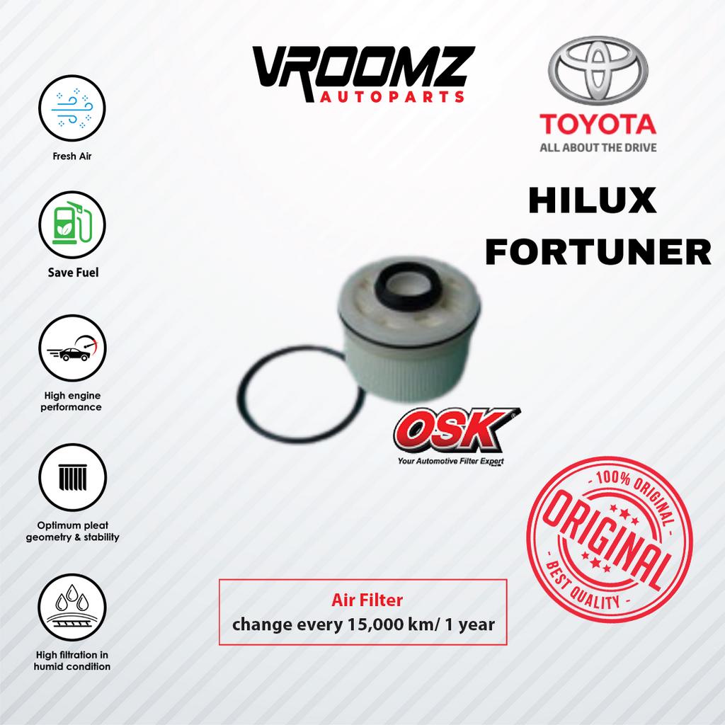 OSK Fuel Filter TOYOTA Fortuner 2.5L 2009-2012 | Shopee Singapore