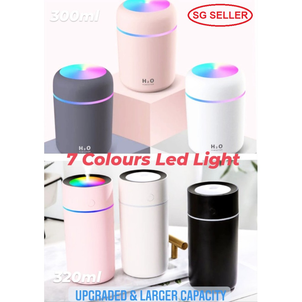 [Local Stock] 300ml Home Air Humidifier Diffuser Purifier Aromatherapy ...