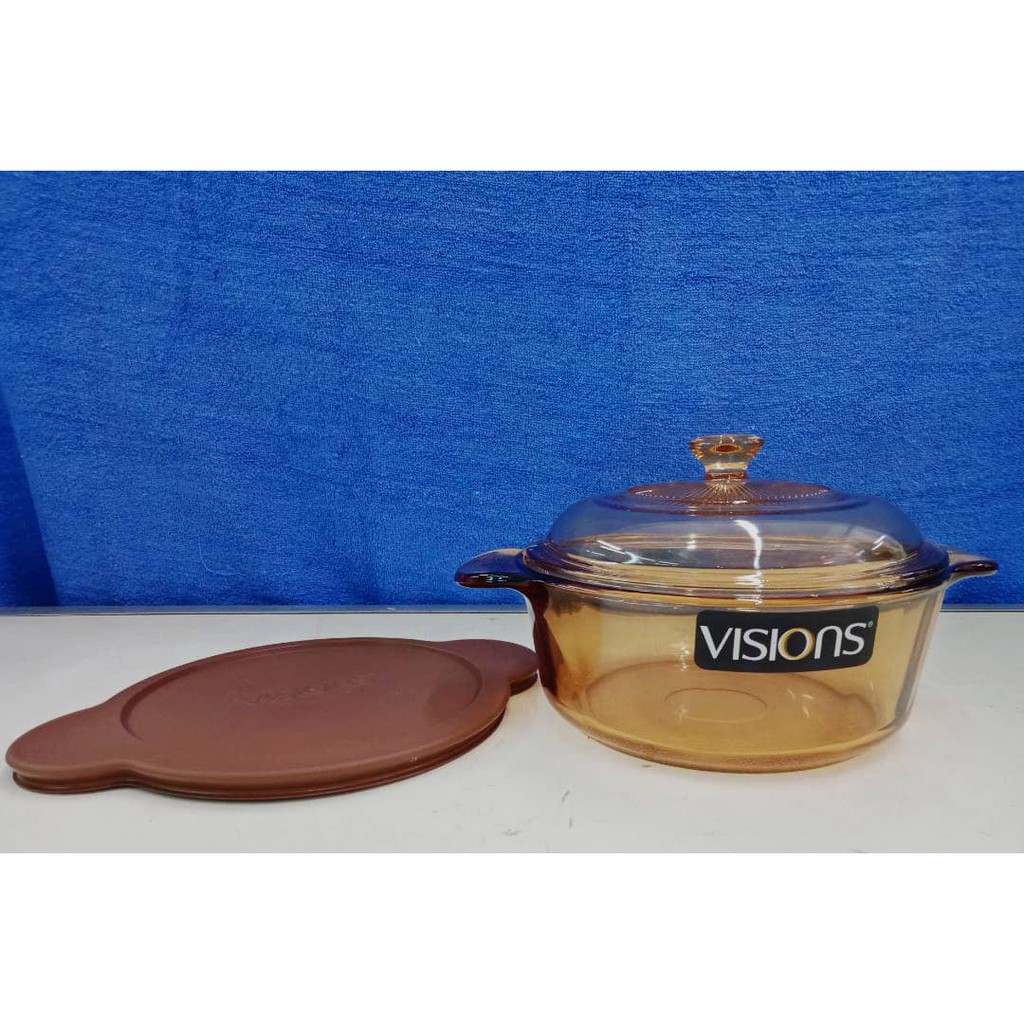 VISIONS 0.8, 1.25, 2.25 LITER COVERED VERSA POT FREE PLASTIC COVER ...