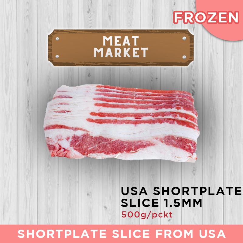 BEEF SHORTPLATE SLICE 2MM 500GM/PKT | Shopee Singapore