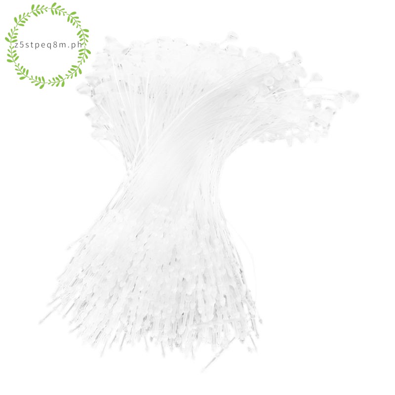 500 Pieces White Snap Lock Pins Loop Price Tag Fastener 5" 130mm ...