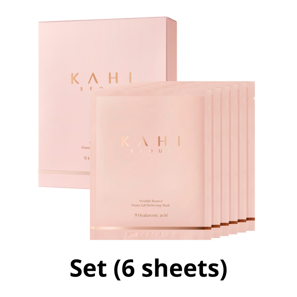 [KAHI] Wrinkle Bounce Water Full Perfecting Mask 1pc / 6pcs | Shopee ...