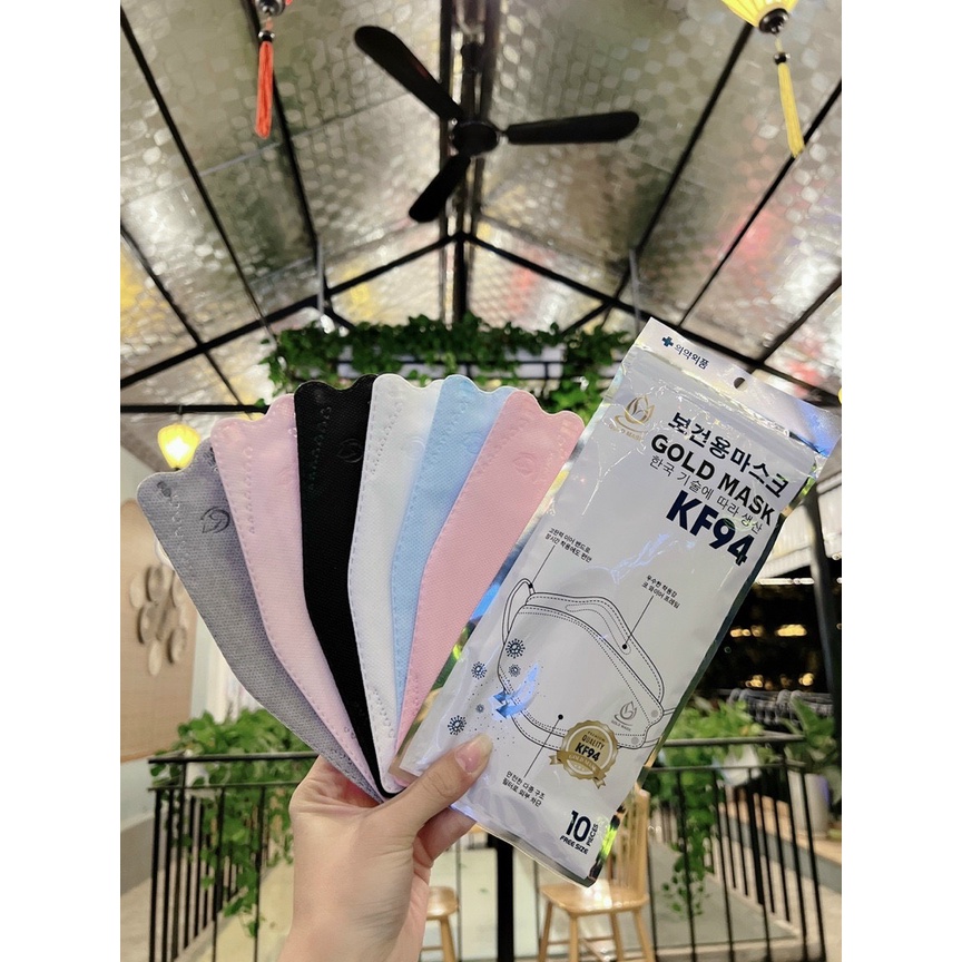 Genuine KF94 Gold mask (1 box of 300 pieces) | Shopee Singapore