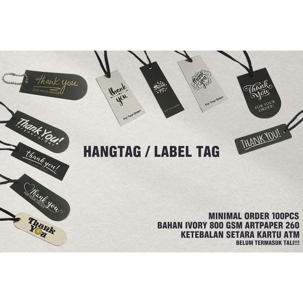 Pricetag | Hangtag | Price Tag | Hijab Label | Clothes Label |Kraft Tag ...