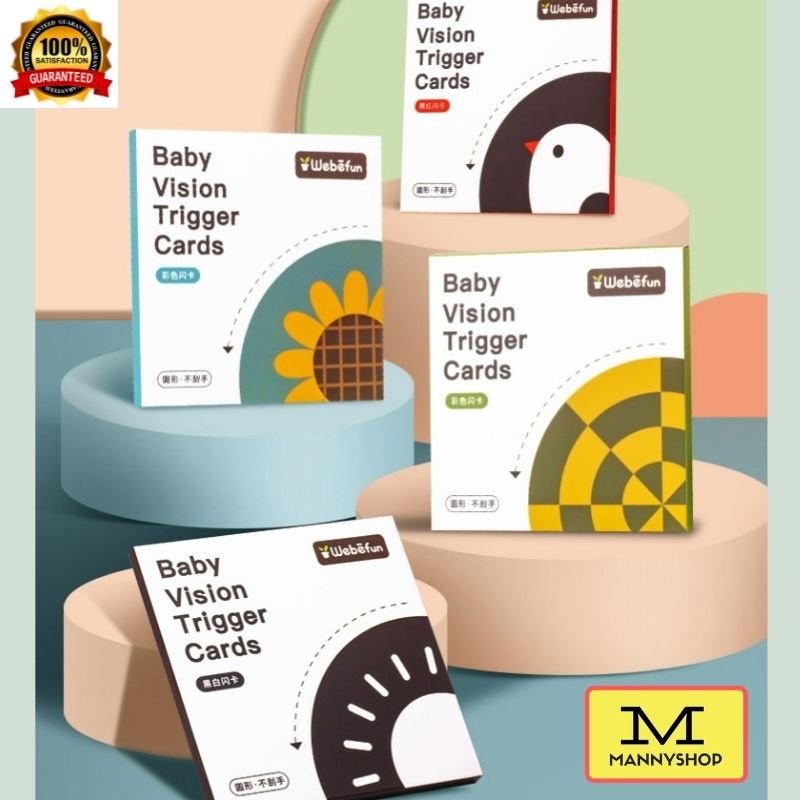 [SG] Newborn Infant Baby Visual Trigger Stimulation Flash Cards Early ...