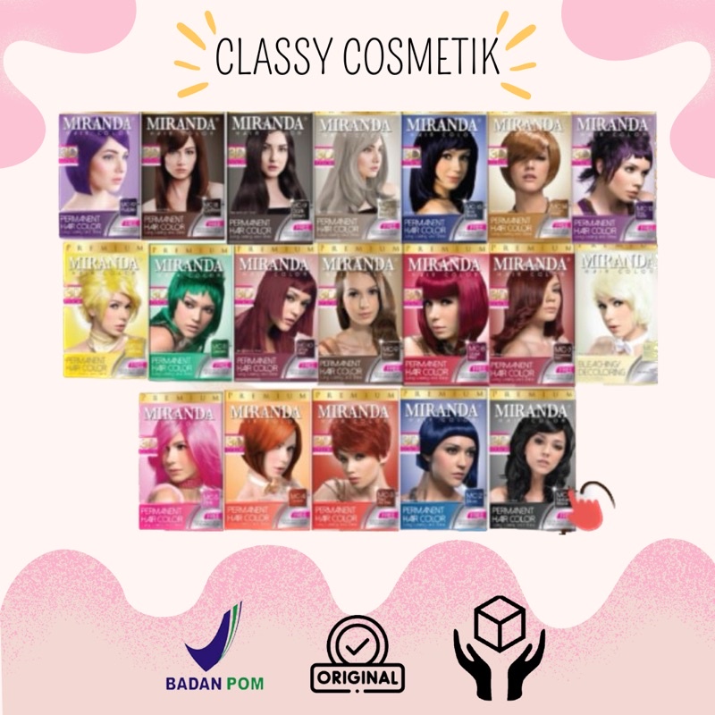 Miranda HAIR COLOR/HAIR ALL 30g (NEW PACKAGING) | Shopee Singapore