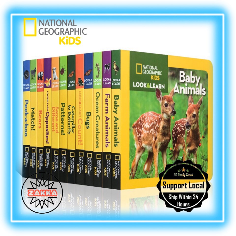 [Ready Stock] National Geographic Kids Look and Learn Book set (12 ...