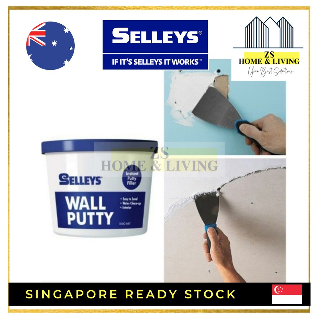 Selleys Wall Putty 500grm Ready Mixed for Wall Crack line Repairs FOC ...