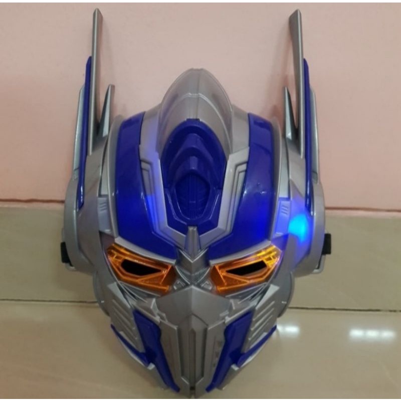Optimus Prime Transformer Robot Mask - Robot Cosplay Mask | Shopee ...