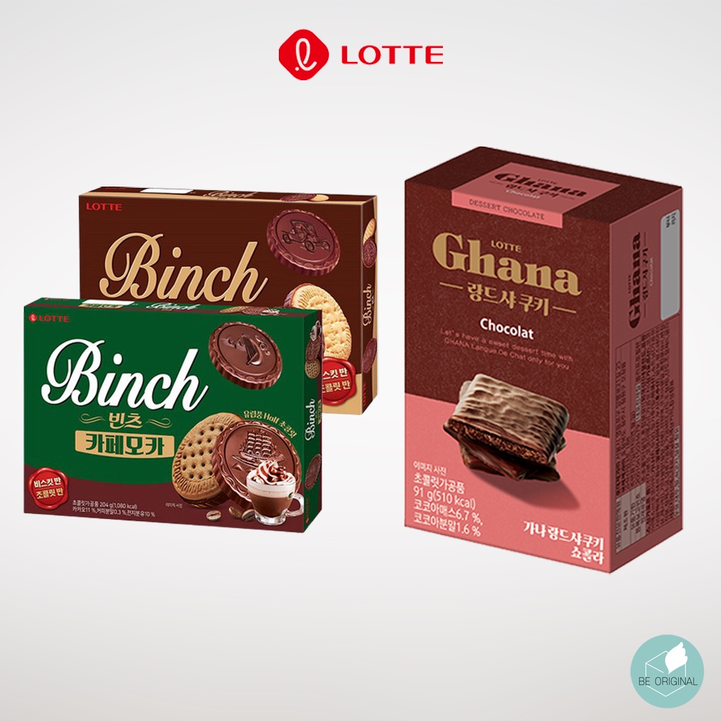 [Lotte] Binch - Cafe Mocha 204g (8.5g x 24) / [Lotte Ghana] Langue De ...