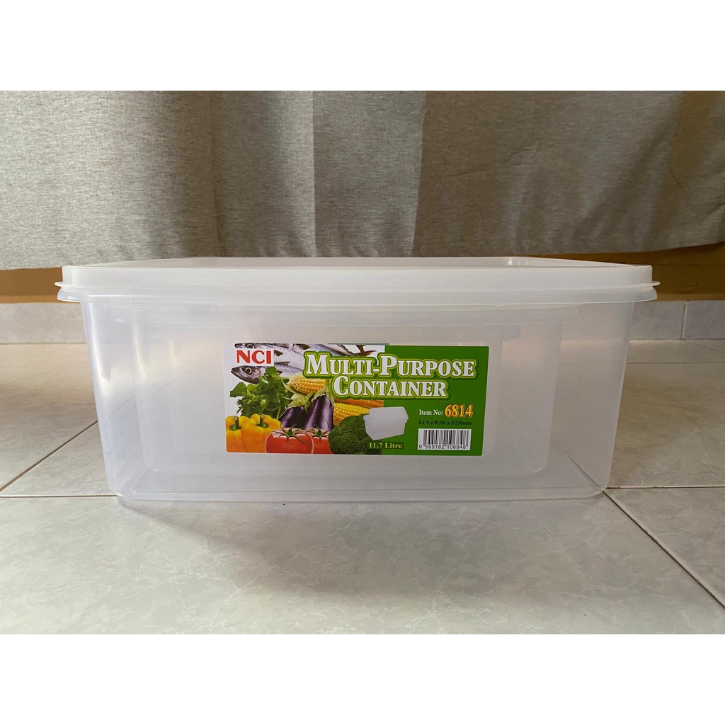 UnihomSG [ReadyStock] NCI Multi Purpose Container Storage Box Food ...