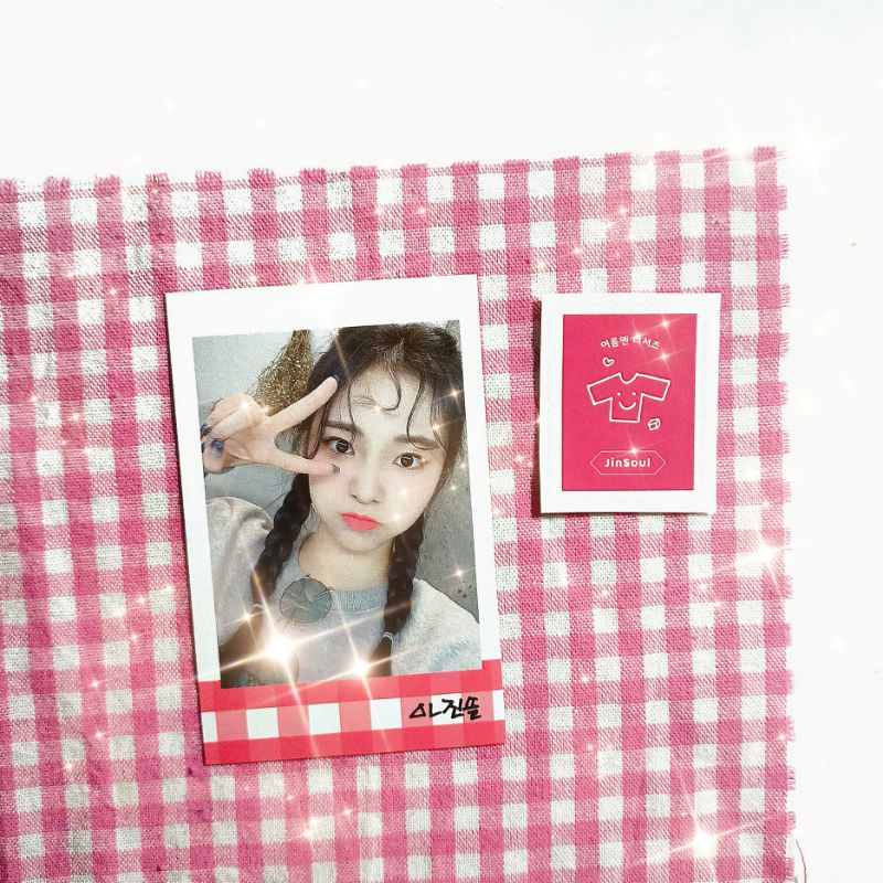 LOONA Island 2021 Jinsoul polaroid + stamp set | Shopee Singapore