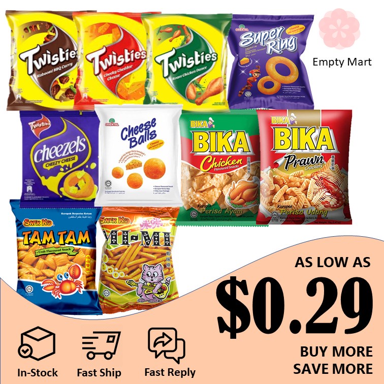 Cheezels Cheezy Cheese Twisties BBQ Cheese Chicken Cheese Balls Tam Tam ...