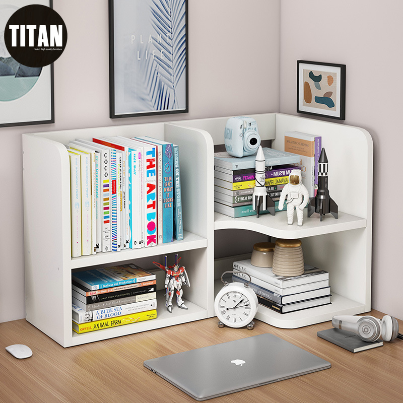 Titan Bookshelf desktop desk storage rack desk small book shelf home ...
