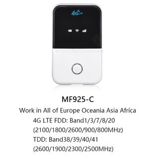 4G LTE SIM Card Portable Pocket Wifi Router Hotspot For International ...