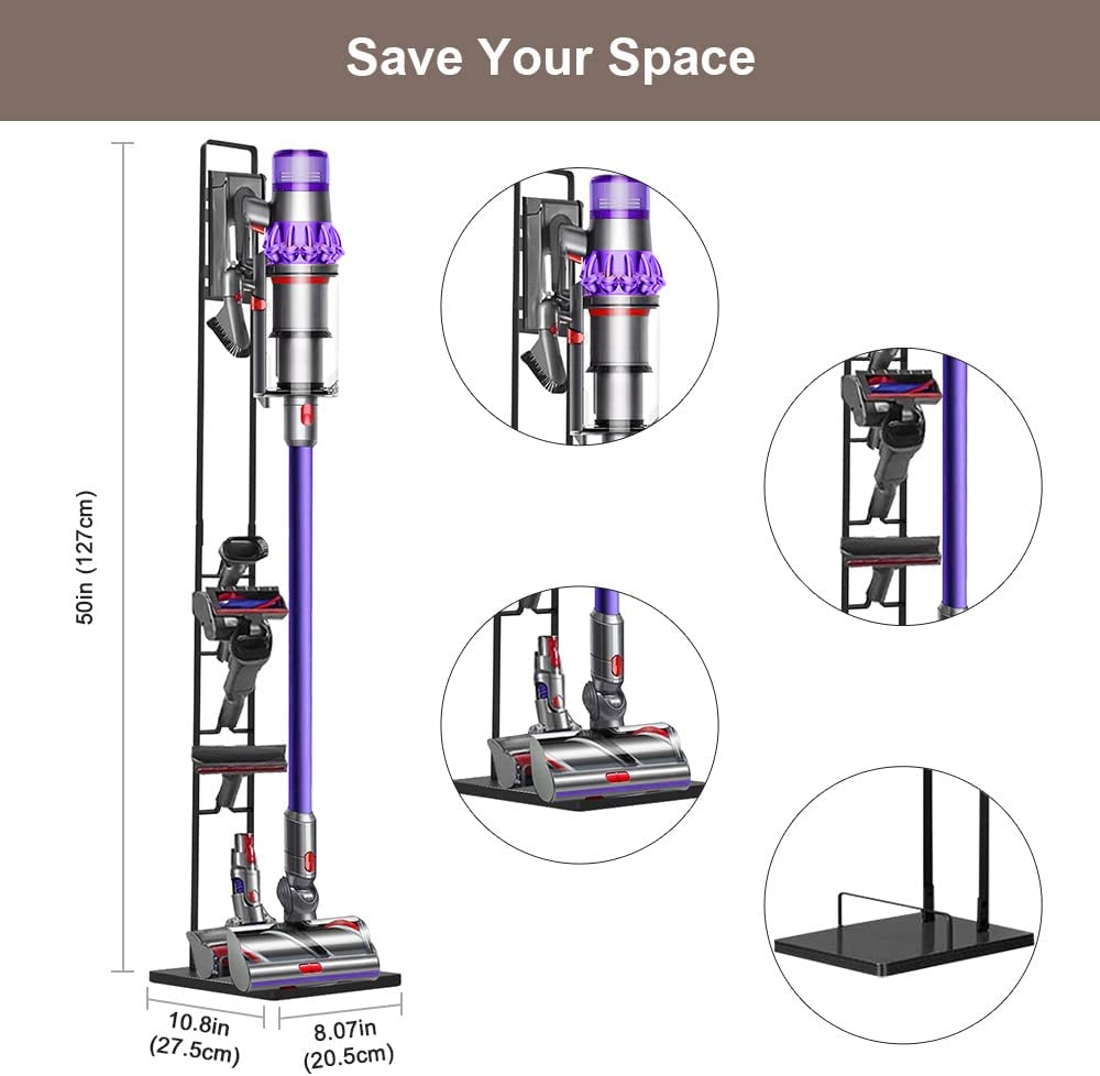 Dyson Vacuum Cleaner Storage Rack Stand Organizer Holder Cordless V12 ...