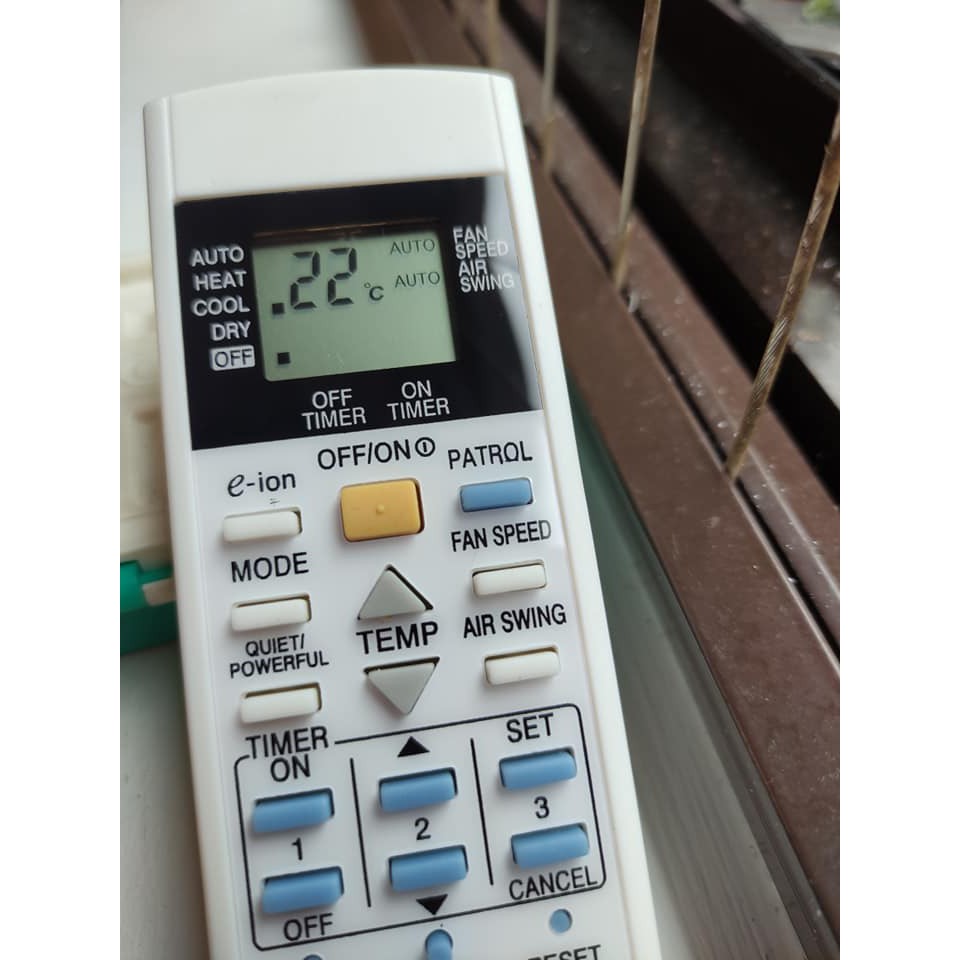 for Panasonic Aircon Remote Control A75C2835 CU-3C20EKH CS-C9EKZW ...