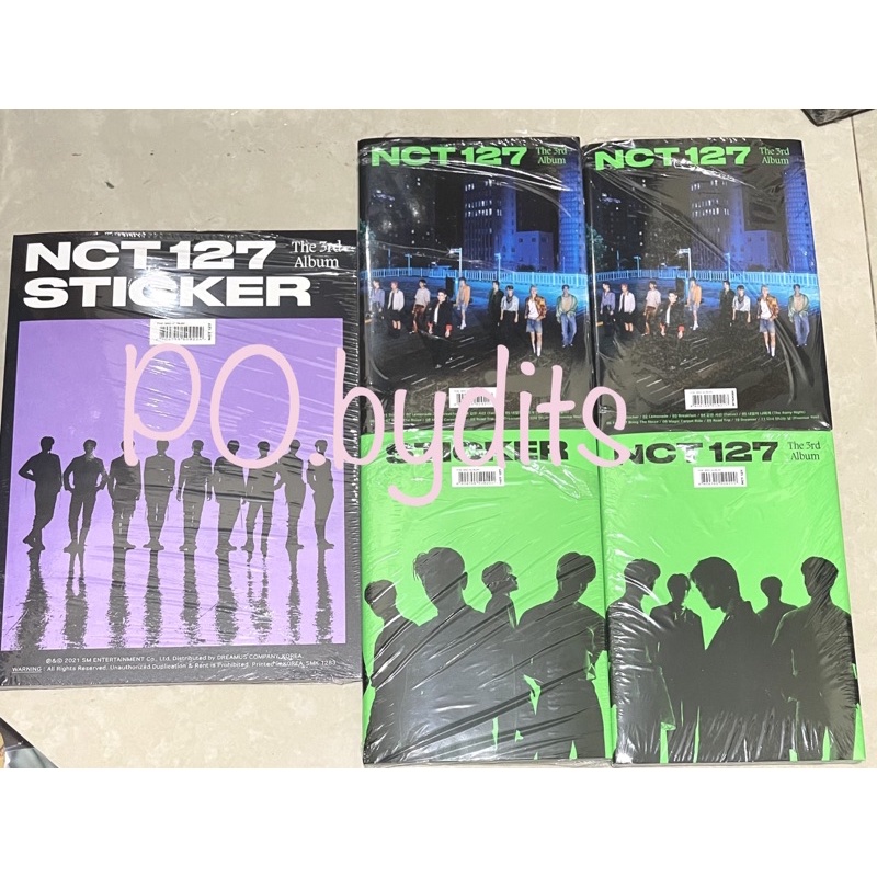 [READY] Album Only + Poster NCT 127 "Sticker" [Seoul City ver] [STICKY ...
