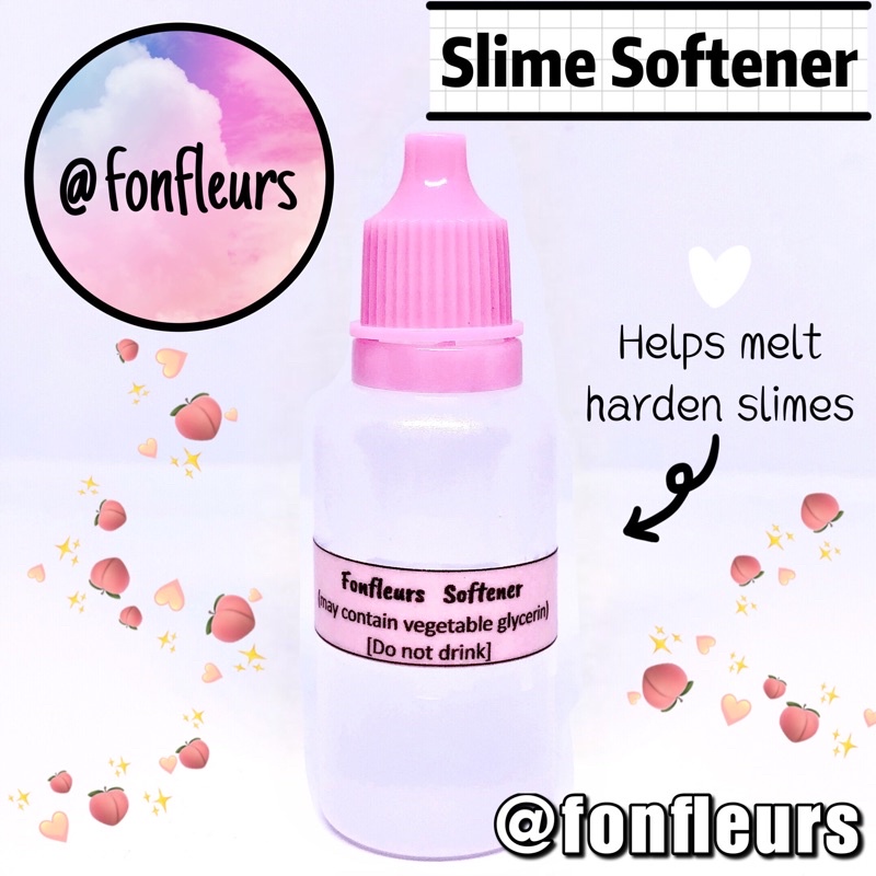Fonfleurs Slimes 🇸🇬 Slime Softener 20ml, 100ml Eye Dropper Squeeze Pump Bottle Soften Melt ...
