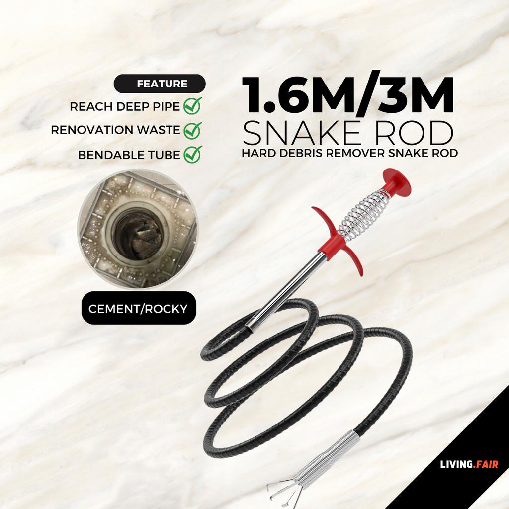 Living Fair Drain Unclog Flexible Snake Rod With Gripping Hand Unclog ... Living Fair Drain Unclog Flexible Snake Rod With Gripping Hand Unclog ...