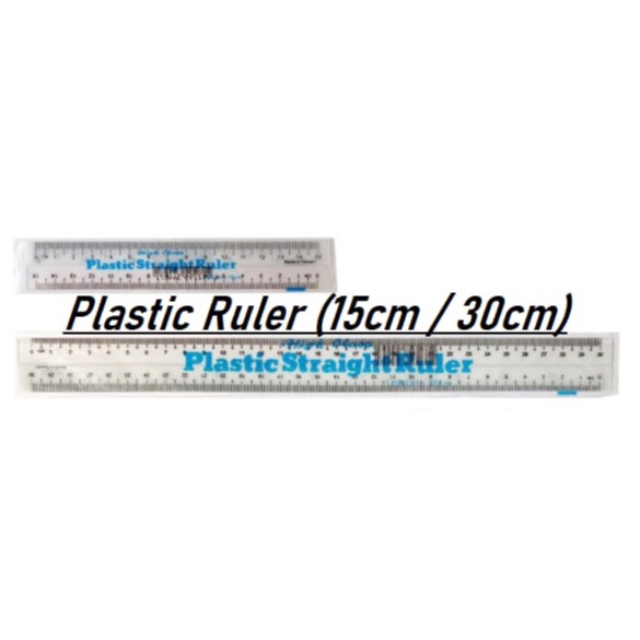 Plastic Ruler (15cm/ 30 cm) | Shopee Singapore