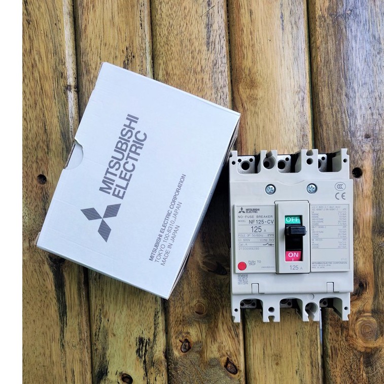 Breaker MCCB NF125-CV 3P 125A MITSUBISHI Original 1 Unit | Shopee Singapore