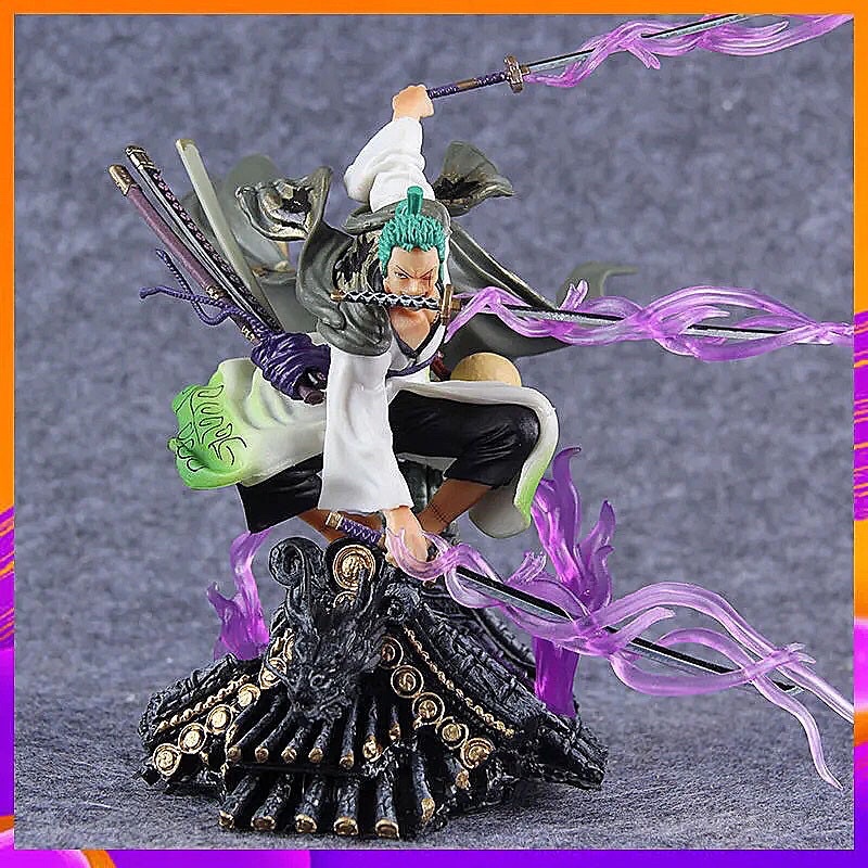 [Cheapest SHOPEE] One Piece Roronoa Zoro Wano Decorative Model One ...