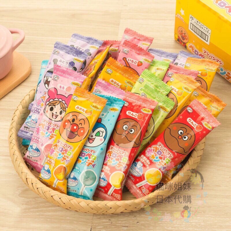 Japan Fujiya Anpanman Lollipop Fruit Japanese Comprehensive Snacks ...