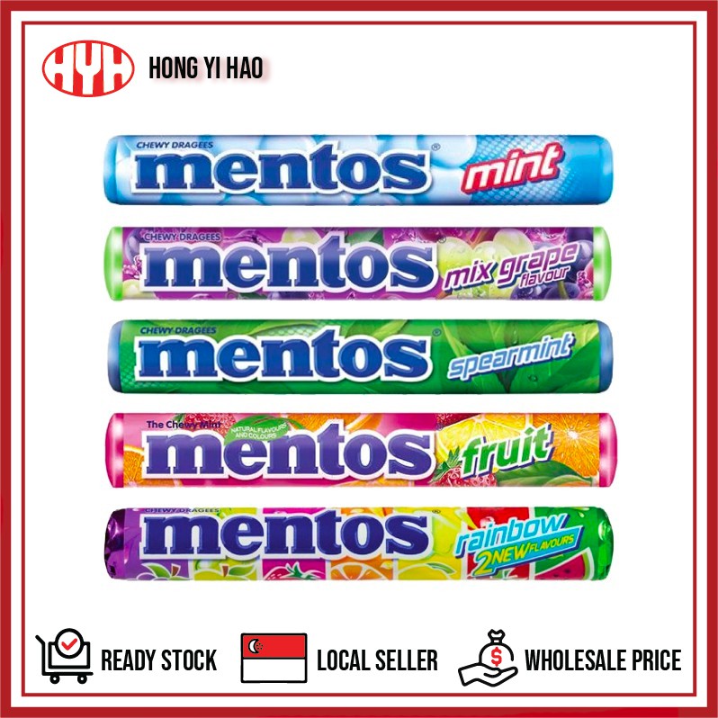 Mentos Stick Singapore (40x37.5g) | Shopee Singapore