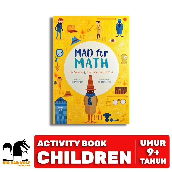 Mad FOR MATH Children's BOOK - SPY SCHOOL CHILDREN KIDS BOOK Learning ...