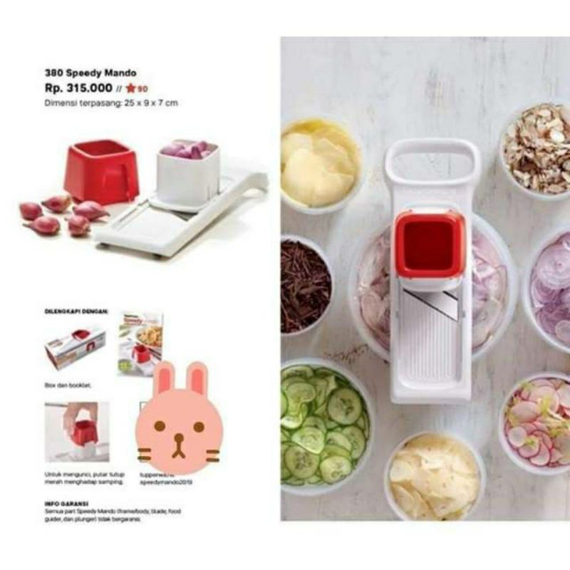 Speedy Mando ORIGINAL Tupperware NEW Thin Slicer | Shopee Singapore